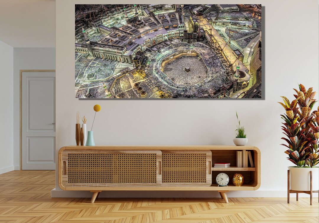 Kaaba Ready to Hang Canvas,kaaba Printable Wall Art,kaaba Wall Art ...