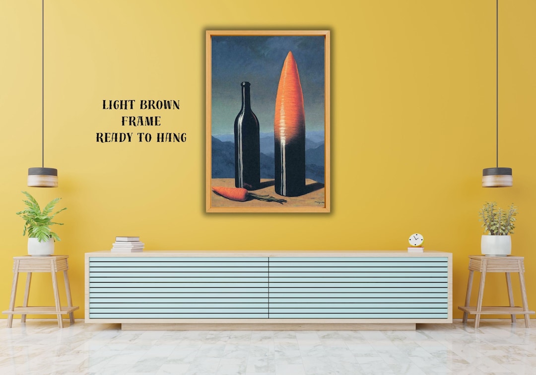 René Magritte the Explanation Painting Poster, Rene Magritte Wall Art ...