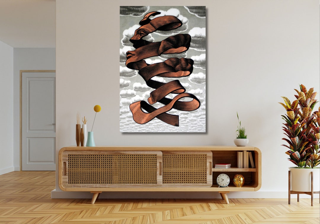 Rind by MC Escher, Maurits Cornelis Escher Canvas Art, Escher Printed ...