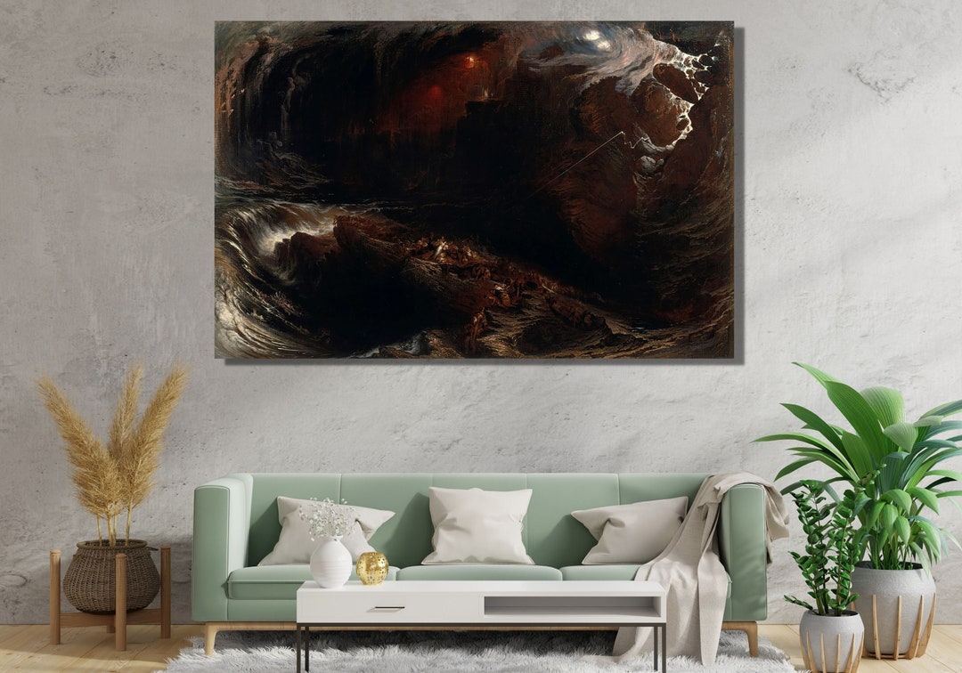 The Deluge by John Martin Ready to Hang Canvas,john Martin Artworks ...