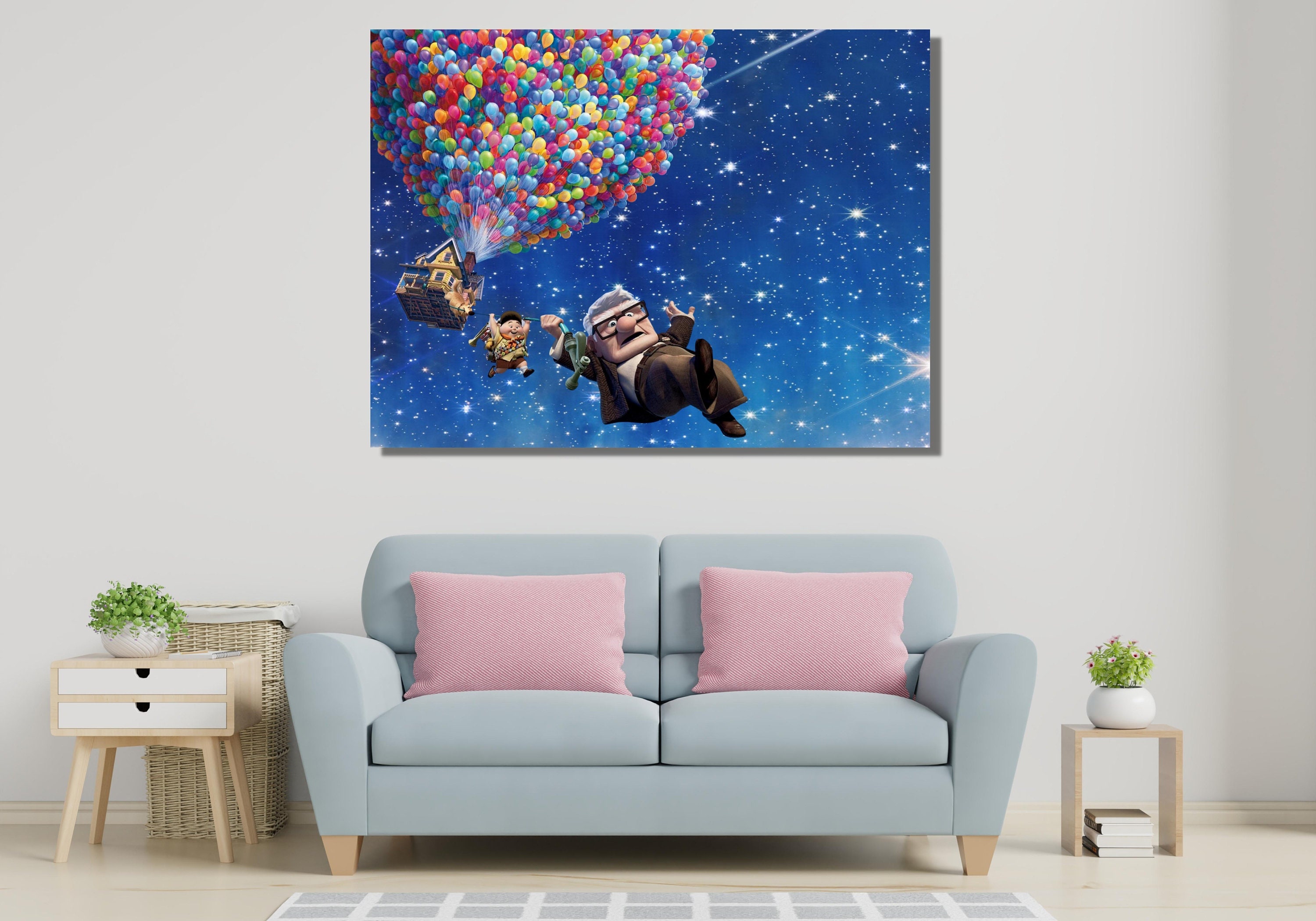 Up Movie Ready to Hang Canvas Pixar Wall Art up Pixar - Etsy
