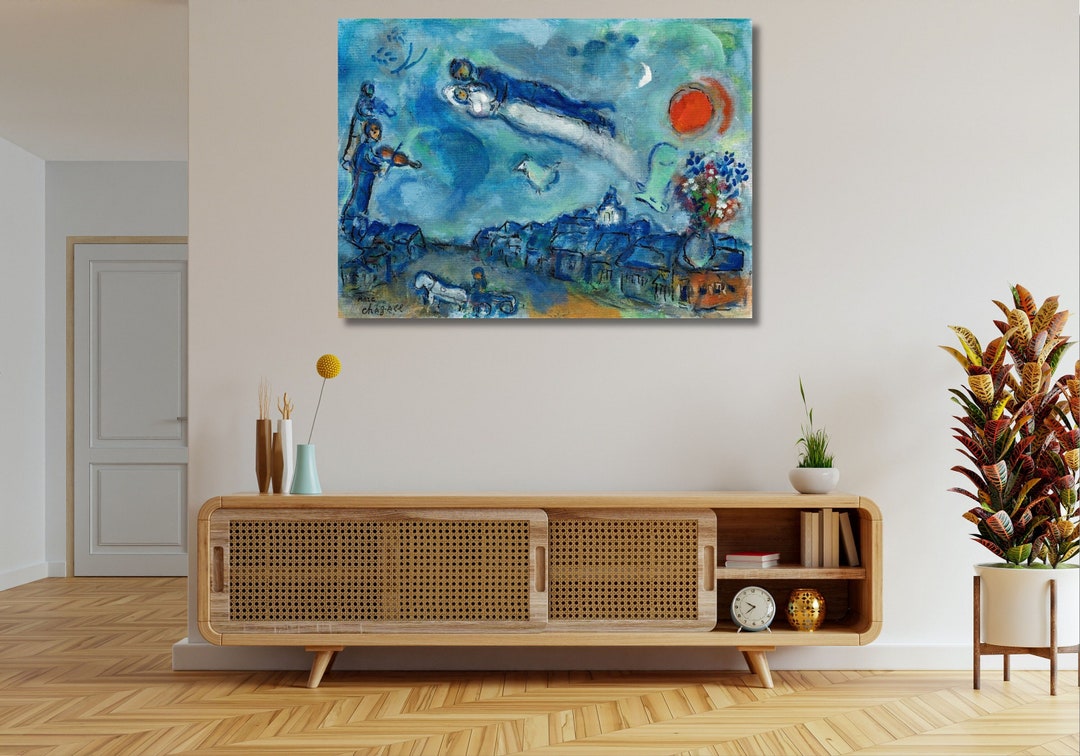 Marc Chagall Painting Canvas Classic Art Canvas Chagall Reproduction ...