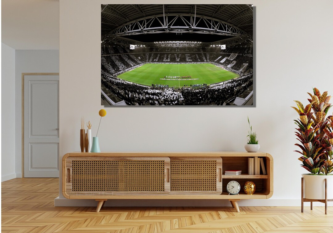 Juventus Stadium Ready to Hang Canvas,juventus Fan Gift,football ...