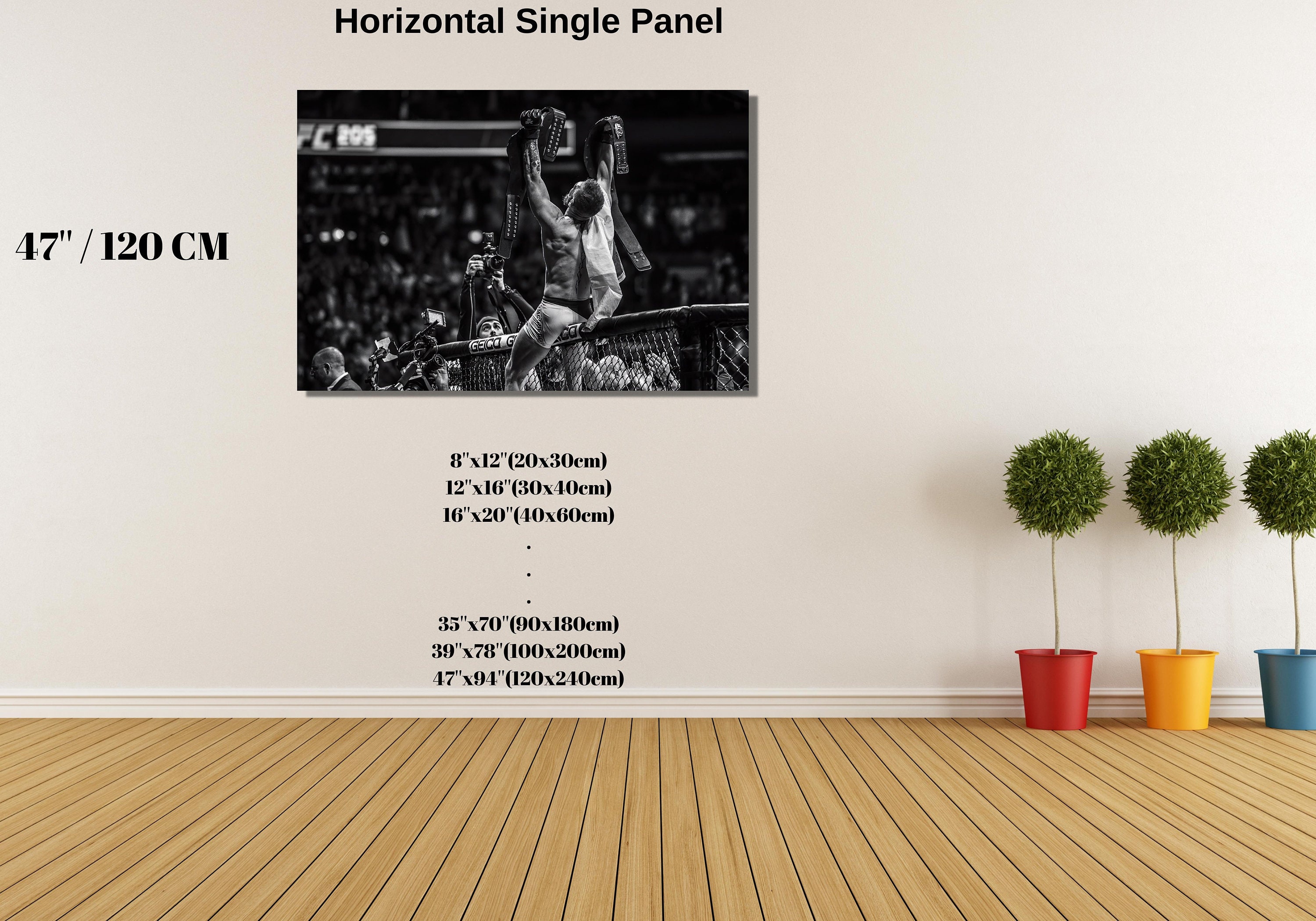 Conor Mcgregor Quote Ready to Hang Canvas UFC MMA Wall Decor - Etsy