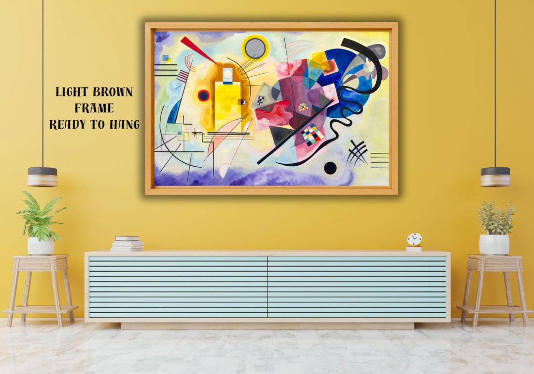 Wassily Kandinsky Yellow Red Blue (1925) Canvas Wall Art, Abstract Art ...