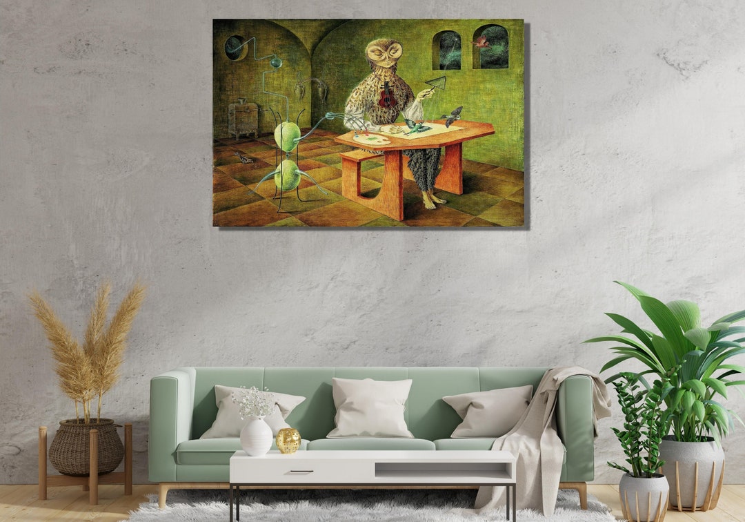 Remedios Varo Ready to Hang Canvas, Cat Paradise by Remedios Varo Fine ...