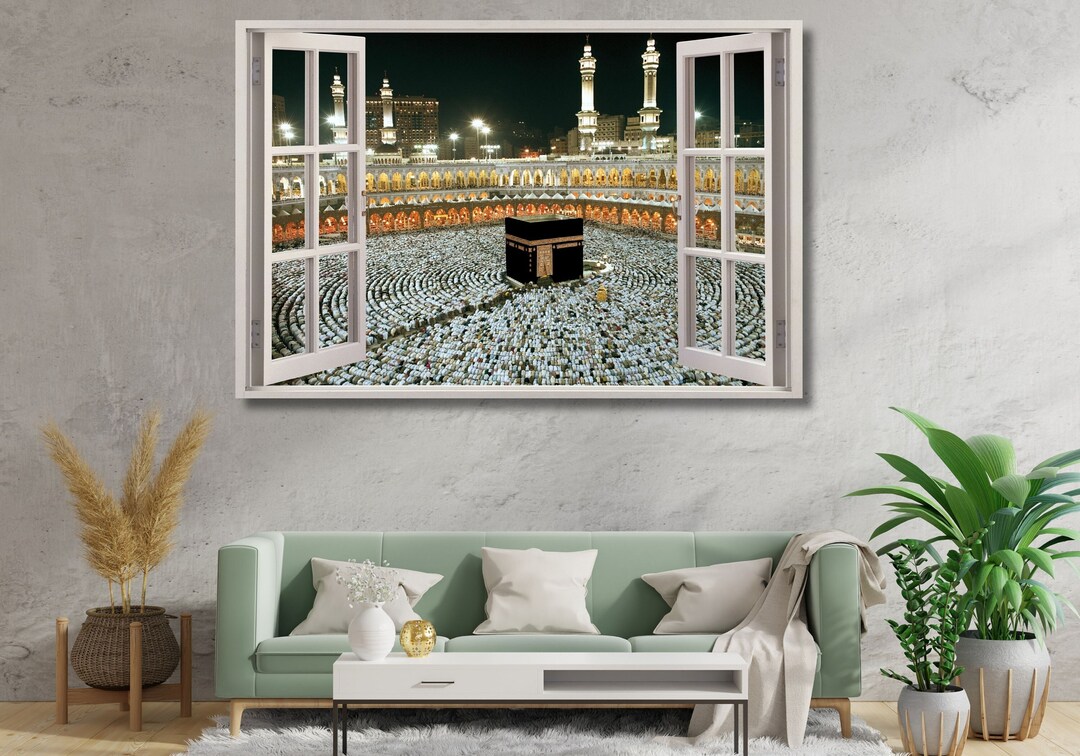 Kaaba Ready to Hang Canvas,kaaba Printable Wall Art,kaaba Wall Art ...