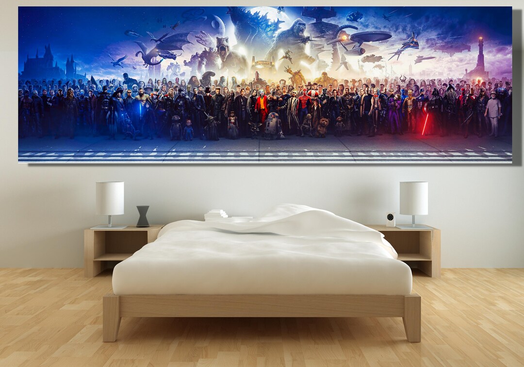 150 Movie Characters Ready to Hang Canvas, Blockbuster Fine Art ...