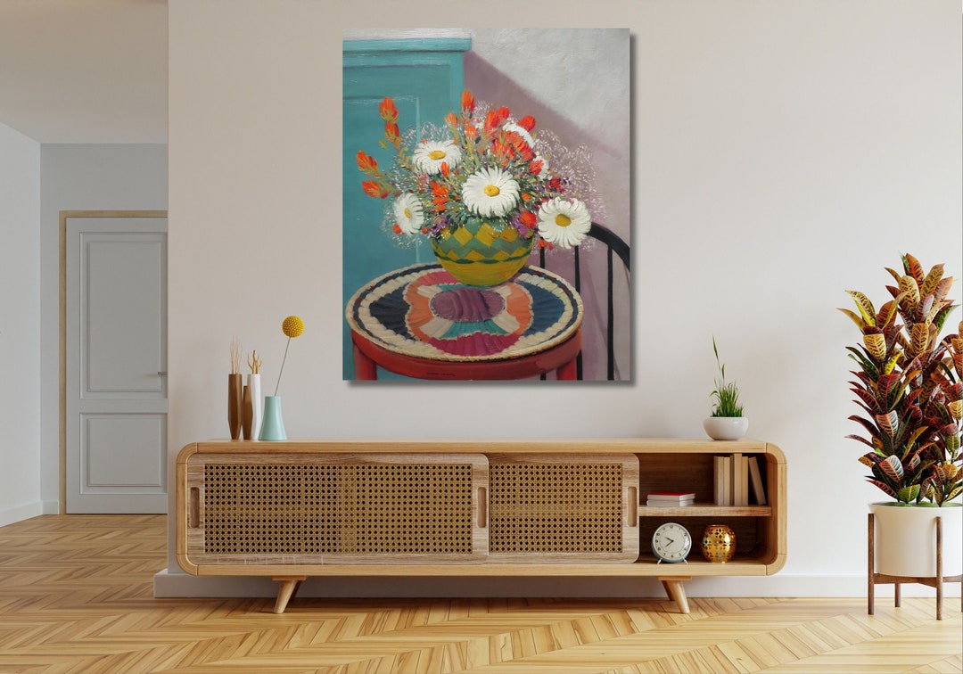 William Victor Higgins Indian Paint Brush Canvas Print Wall Art,higgins ...