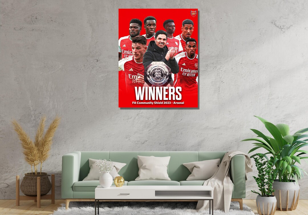 Arsenal 2023 Champion Ready to Hang Canvas,the Legendary Squad! Poster ...