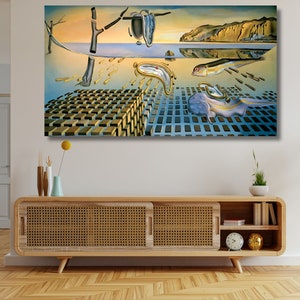The Disintegration of the Persistence of Memory by Salvador Dali Canvas ...