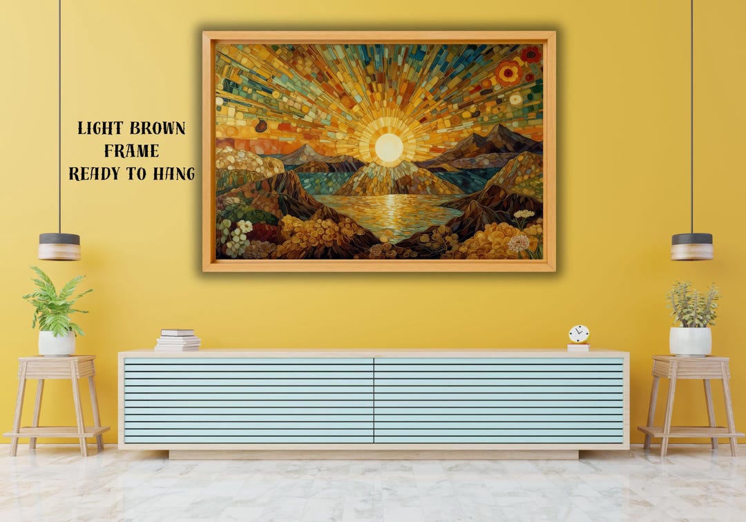 The Sun Canvas Wall Art the Sun Gift Sun Print, Sun Poster, Sun ...