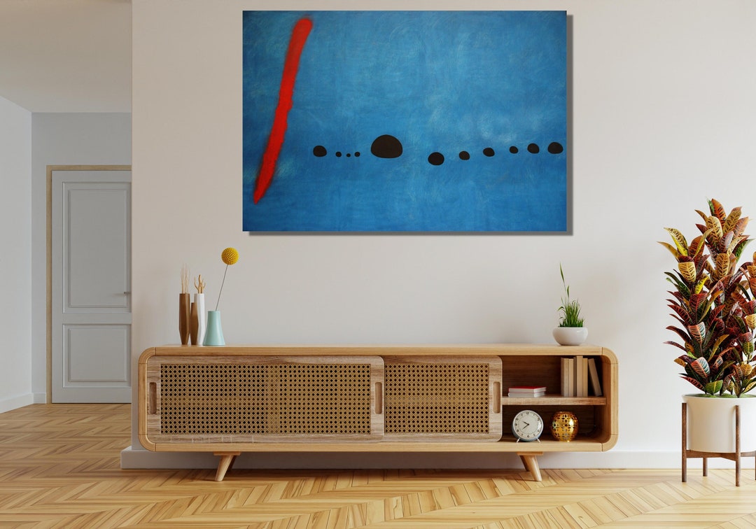 Joan Miro Blue Ready to Hang Canvas,joan Miro Blue II Bleu 2, Museum of ...
