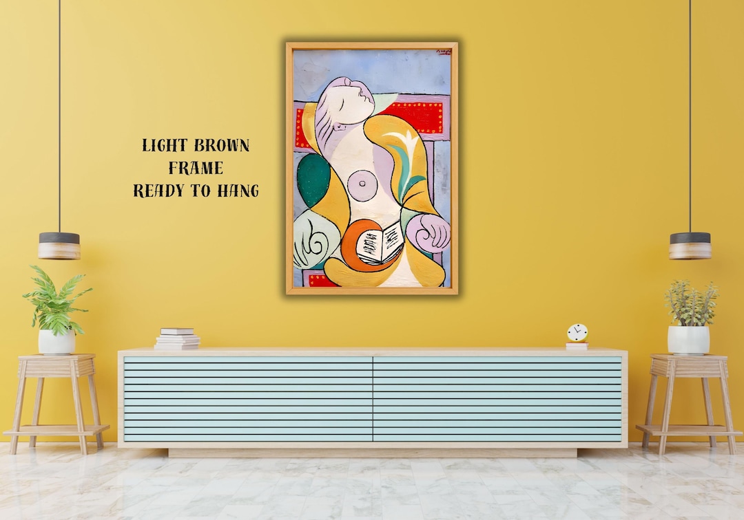La Lecture, 1932 by Pablo Picasso, Picasso Canvas Decor, Picasso Poster ...