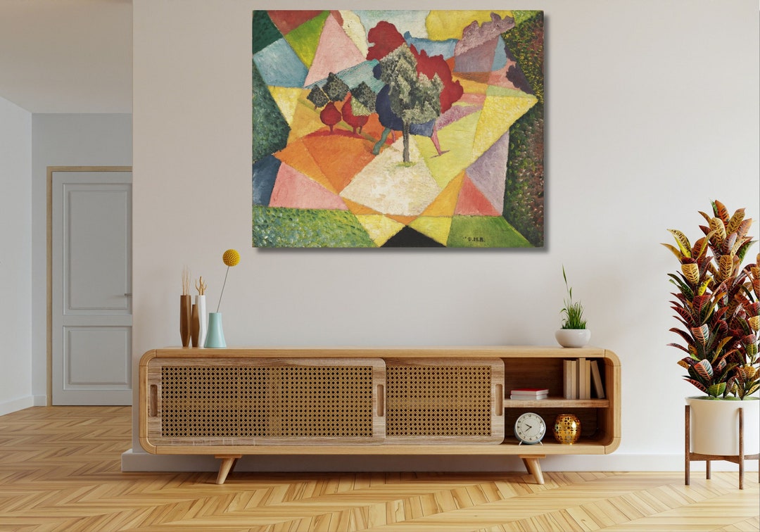 Diego Rivera Cubist Landscape Ready to Hang Canvas,cubist Landscape Art ...