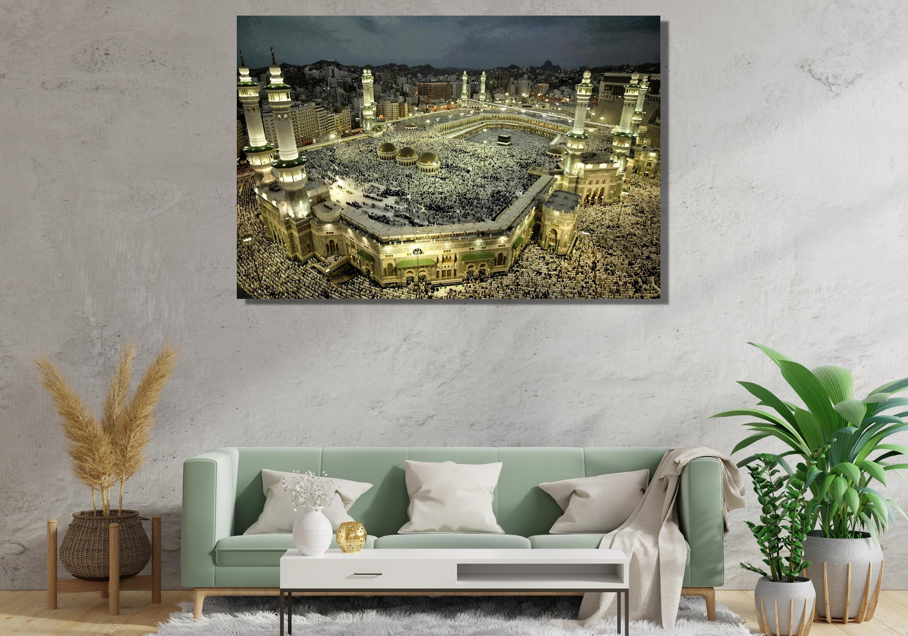 Kaaba Ready to Hang Canvaskaaba Printable Wall Artkaaba Wall - Etsy
