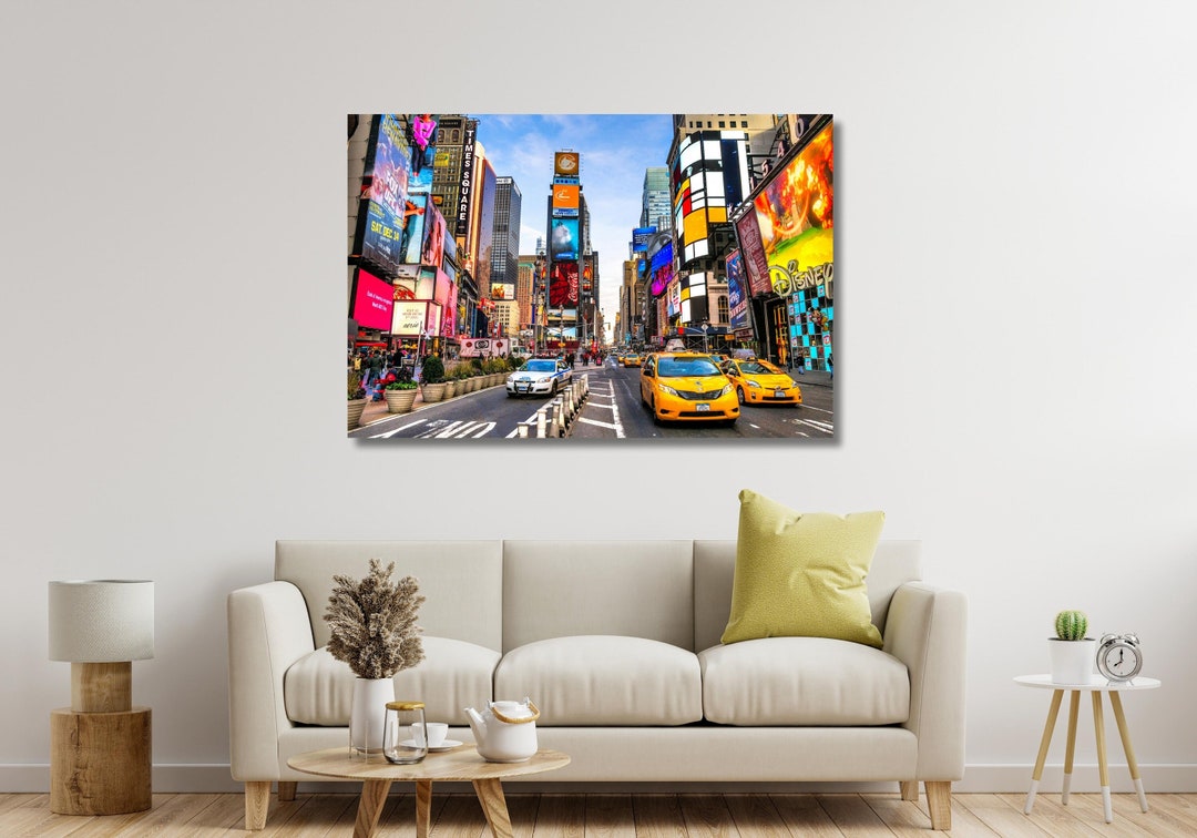 NYC Manhattan Times Square Ready to Hang Canvas,times Square Print ...