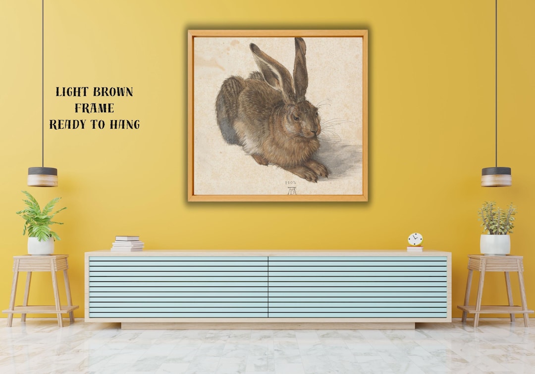 Albrecht Dürer Hare Artwork, Rabbit Canvas Print, Albrecht Dürer's ...