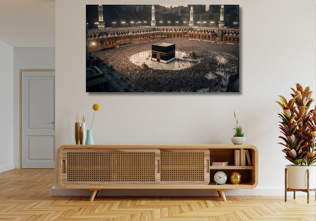 Kaaba Ready to Hang Canvas,kaaba Printable Wall Art,kaaba Wall Art ...