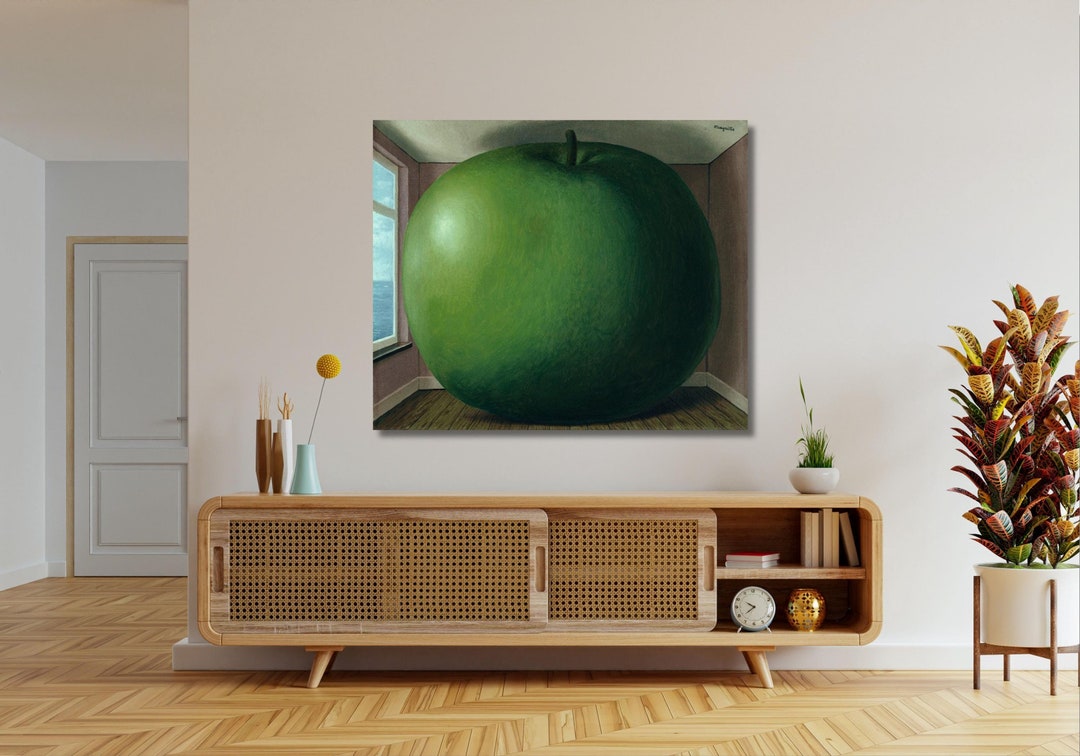 Rene Magritte Print Wall Art,rene Magritte's the Listening Room Artwork ...