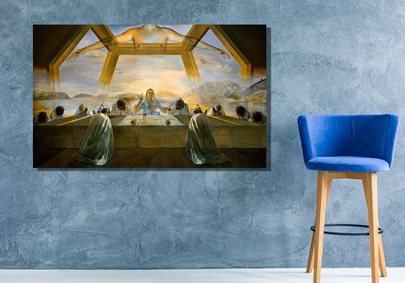 Salvador Dali Last Supper Ready to Hang Canvassalvador Dali - Etsy
