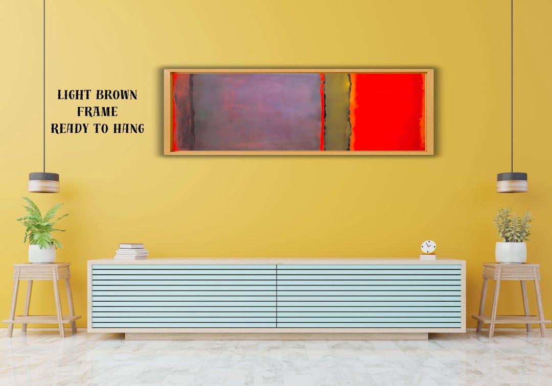 Panoramic Mark Rothko Canvas Art Famous Art,canvas Large Wall Art ...