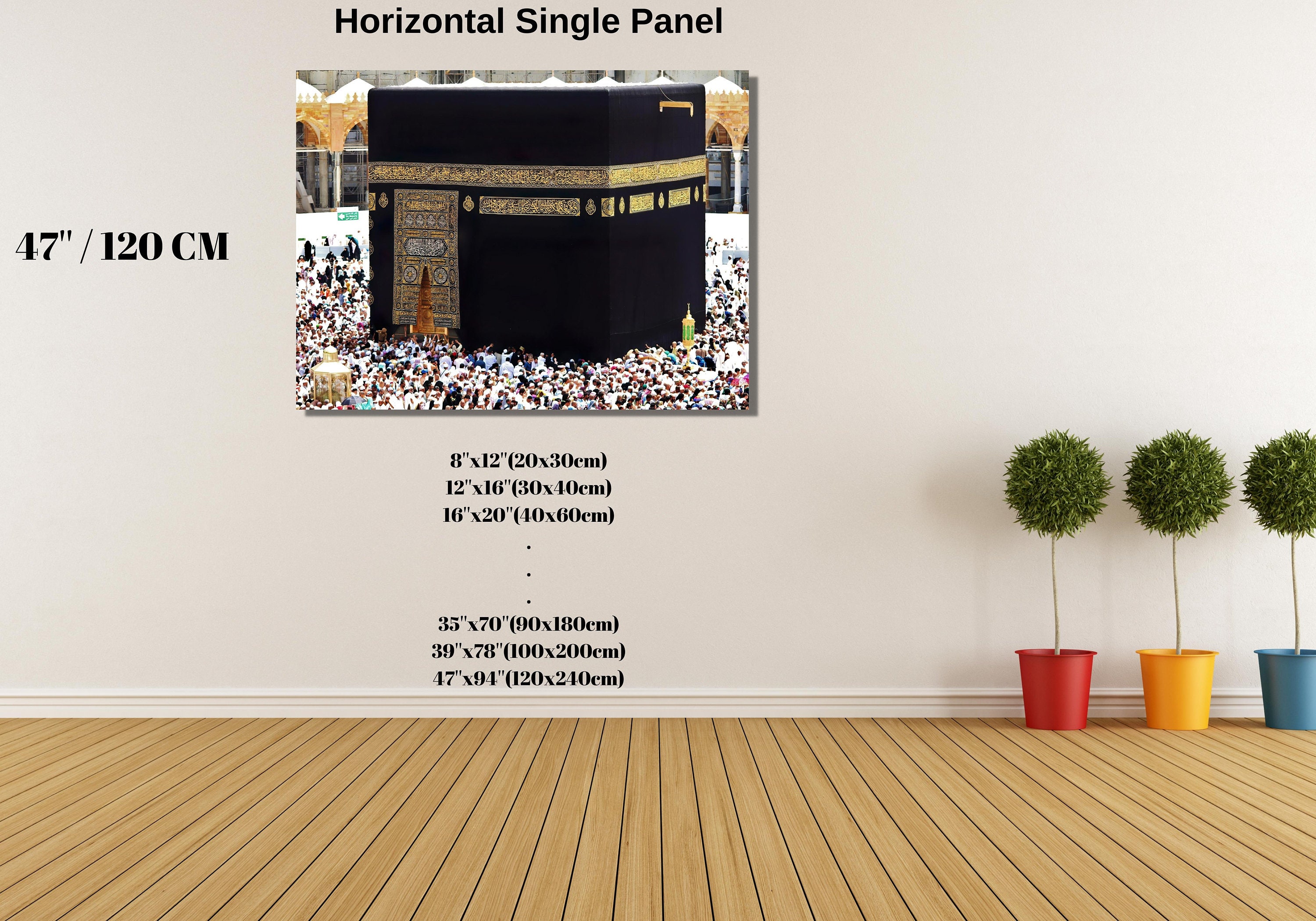 Kaaba Ready to Hang Canvaskaaba Printable Wall Artkaaba Wall - Etsy