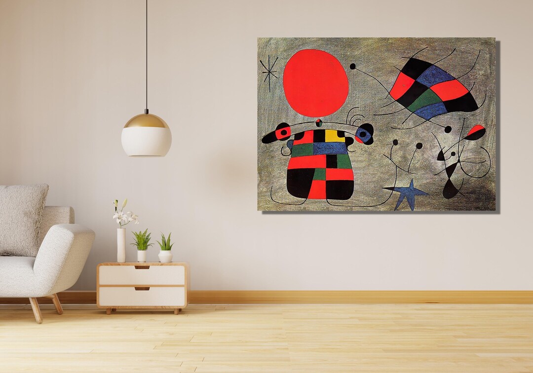 JOAN MIRO Ready to Hang Canvas, 1925 by Joan Miro Dancer Exhibition ...
