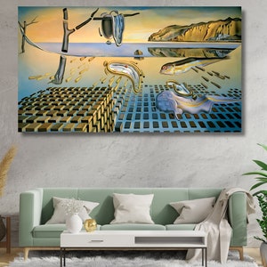 The Disintegration of the Persistence of Memory by Salvador Dali Canvas ...