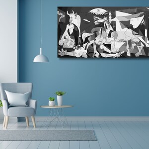 Guernica Picasso Wall Art Pablo Picasso Canvas Reproduction Print ...