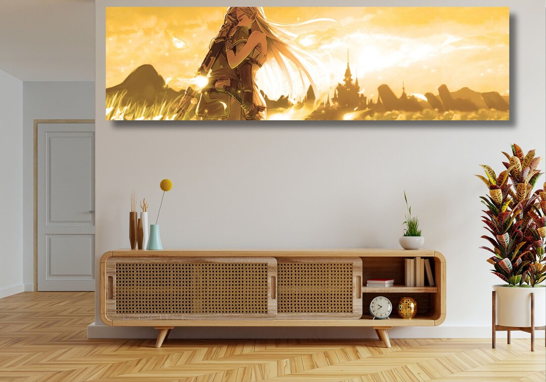 The Legend of Zelda Ready to Hang Canvas,legend of Zelda Link Zelda Art ...