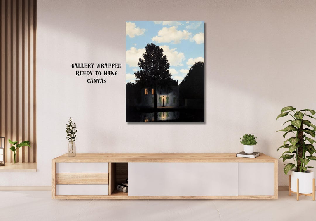 René Magritte the Empire of Light Ready to Hang Canvas,rene Magritte ...