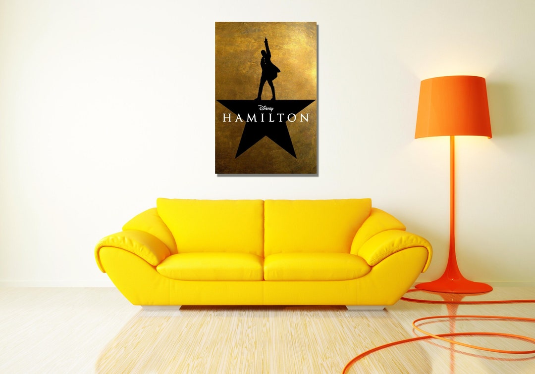 Hamilton Handwritten Script Ready to Hang Canvas Handwritten - Etsy