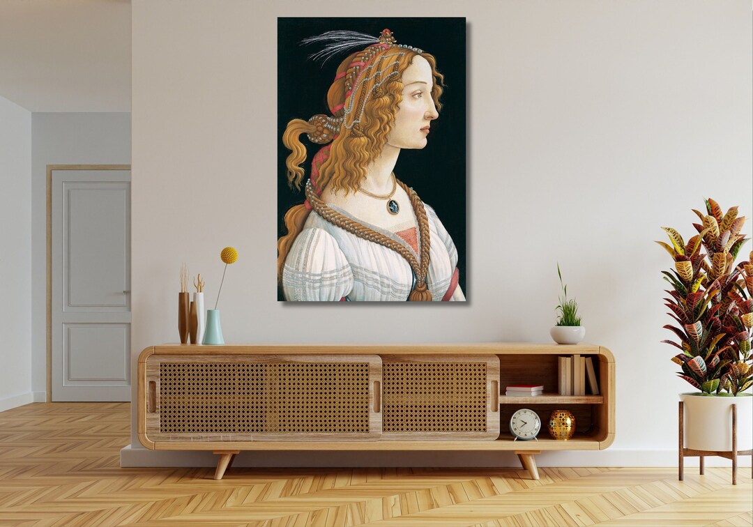Sandro Botticelli Portrait of a Young Woman Ready to Hang Canvas,young ...