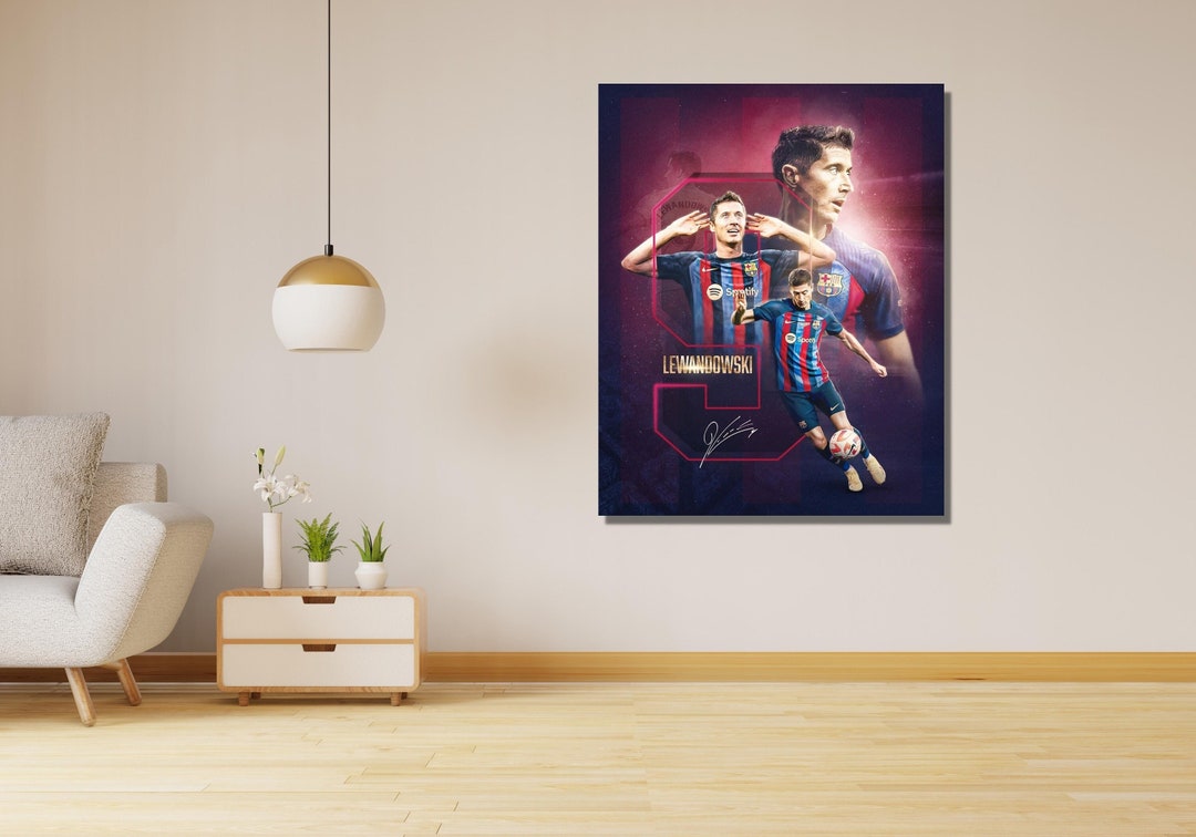 Robert Lewandowski Ready to Hang Canvas,robert Lewandowski Poster ...