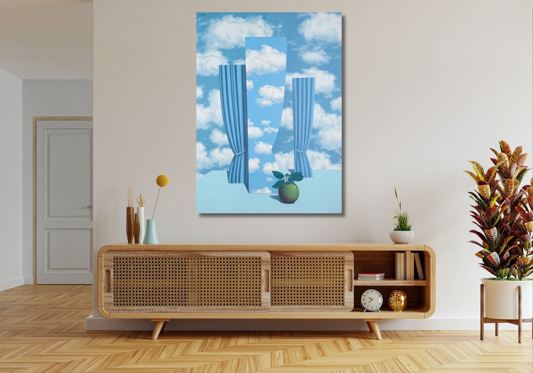René Magritte Beautiful World 1962 Ready to Hang Canvas,rene Magritte ...