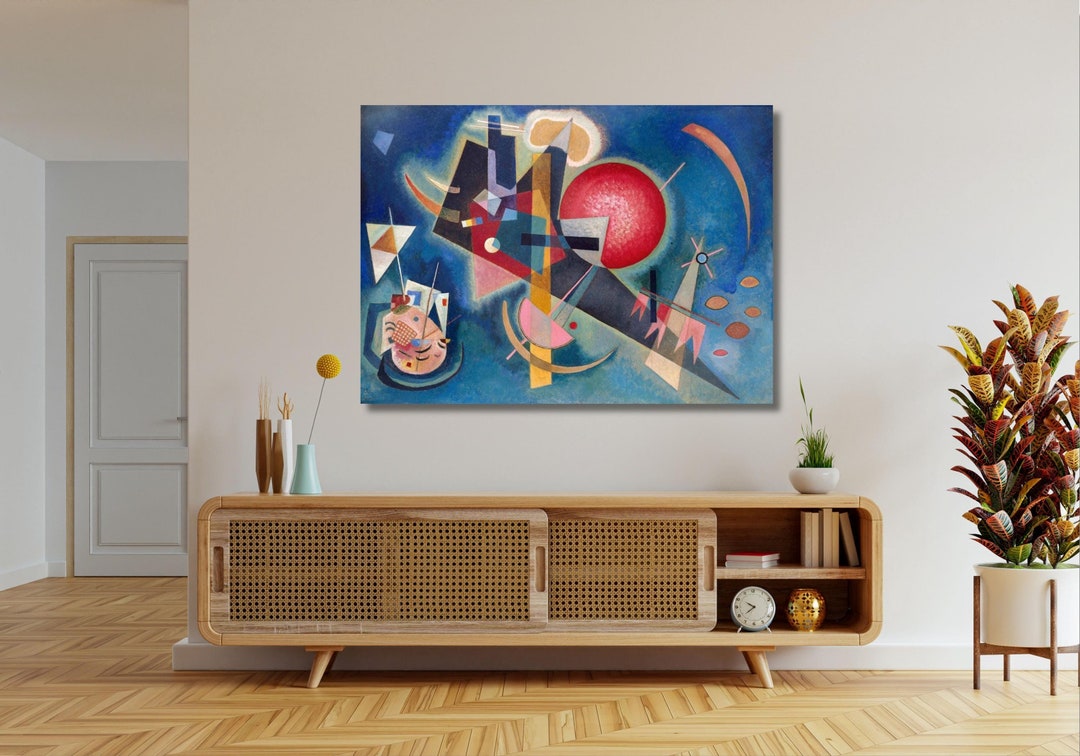 In Blue by Wassily Kandinsky Canvas Wall Art,wassily Kandinsky Canvas ...