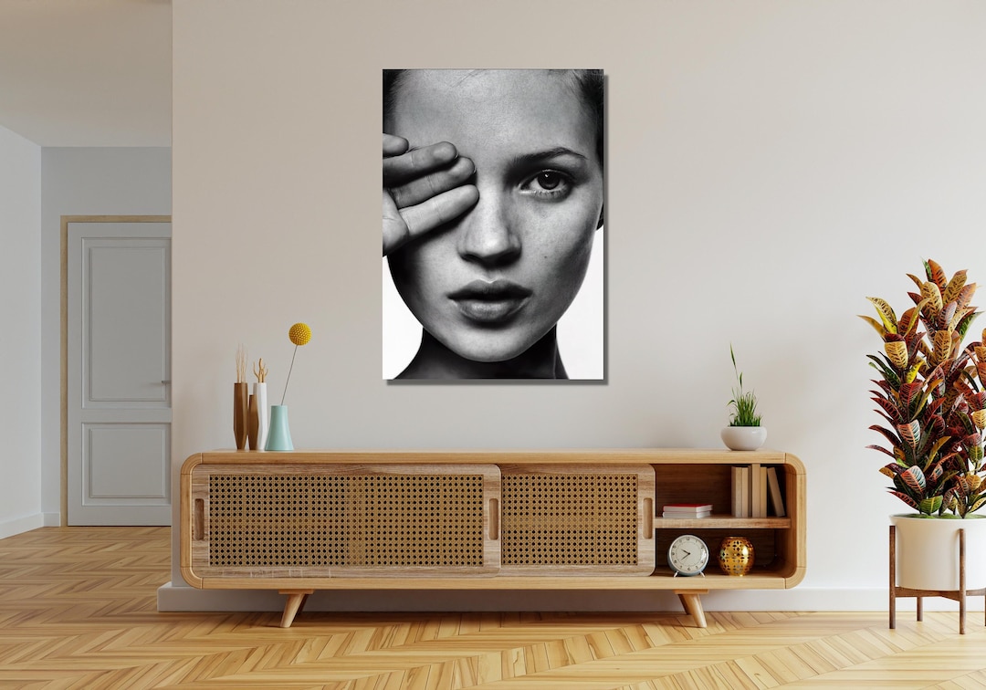 Kate Moss Ready to Hang Canvas,kate Moss Poster Fashion Print Life is ...