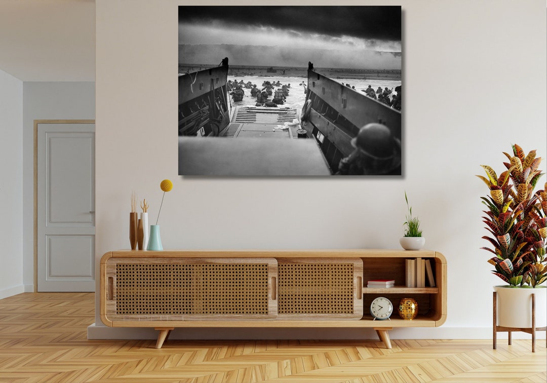 Into the Jaws of Death Omaha Beach Landing Craft D-day Photo Photograph ...