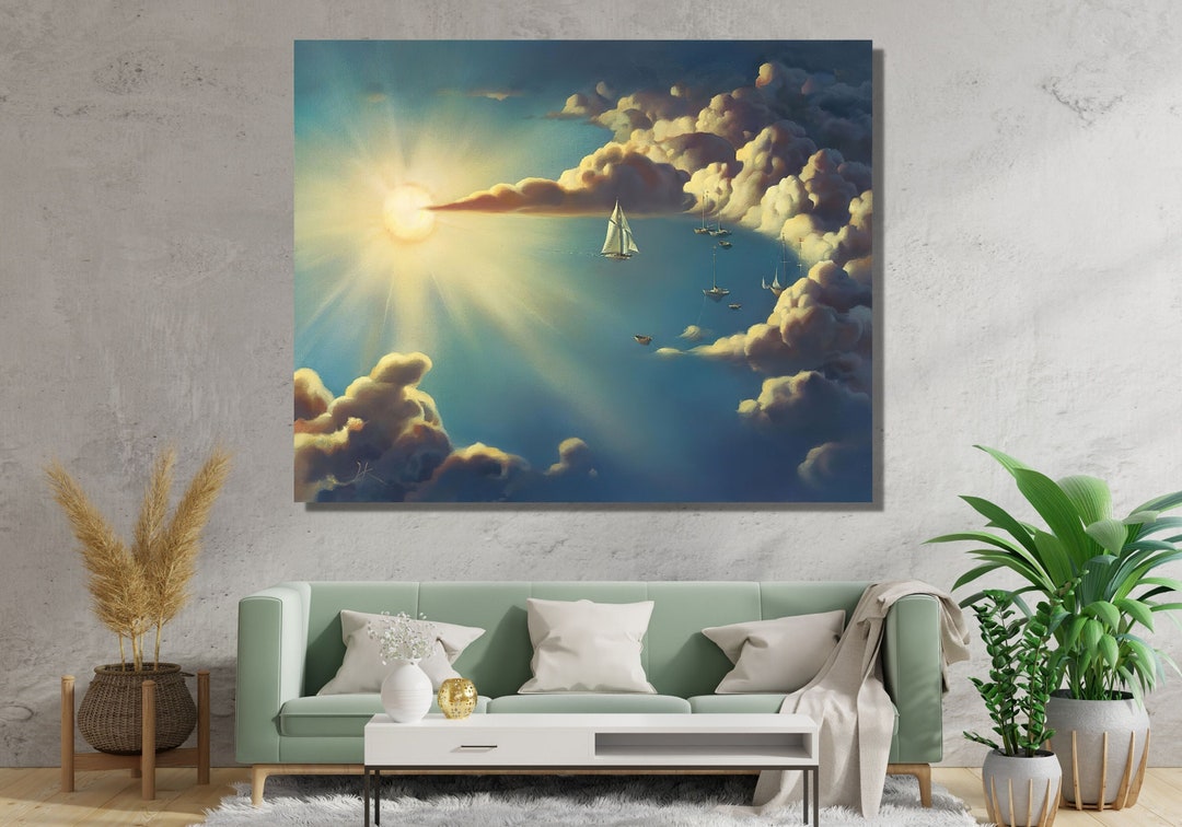 Haven by Kush Ready to Hang Canvas Print,vladimir Kush Canvas Surreal ...