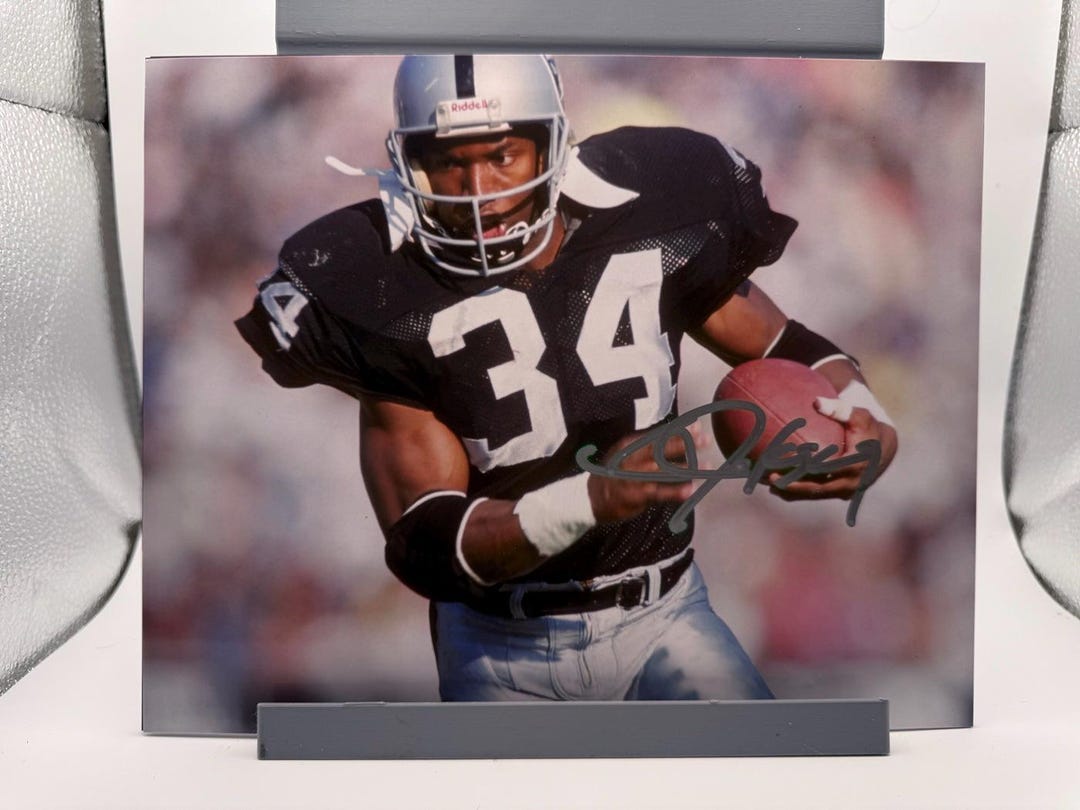 Bo Jackson Raiders Signed Autographed Photo Authentic 8X10 COA - Etsy