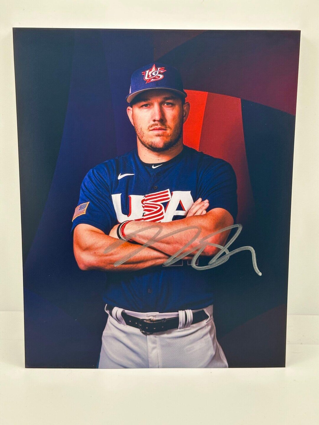 Mike Trout Team USA Pose Signed Autographed Photo Authentic 8X10 COA - Etsy