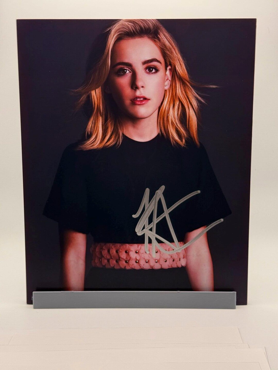 Kiernan Shipka Black Dress Signed Autographed Photo Authentic 8X10 COA ...
