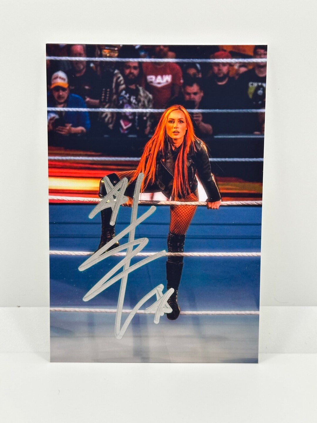 Becky Lynch in Ring Signed Autographed Photo Authentic 4x6 With COA - Etsy