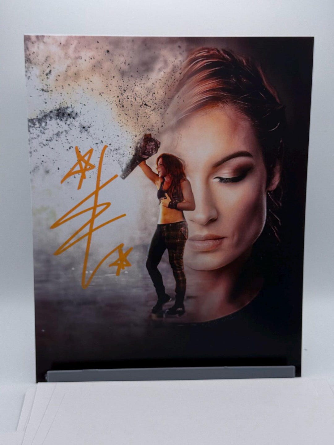 Becky Lynch WWE Art Full Signature Signed Autographed Photo Authentic ...