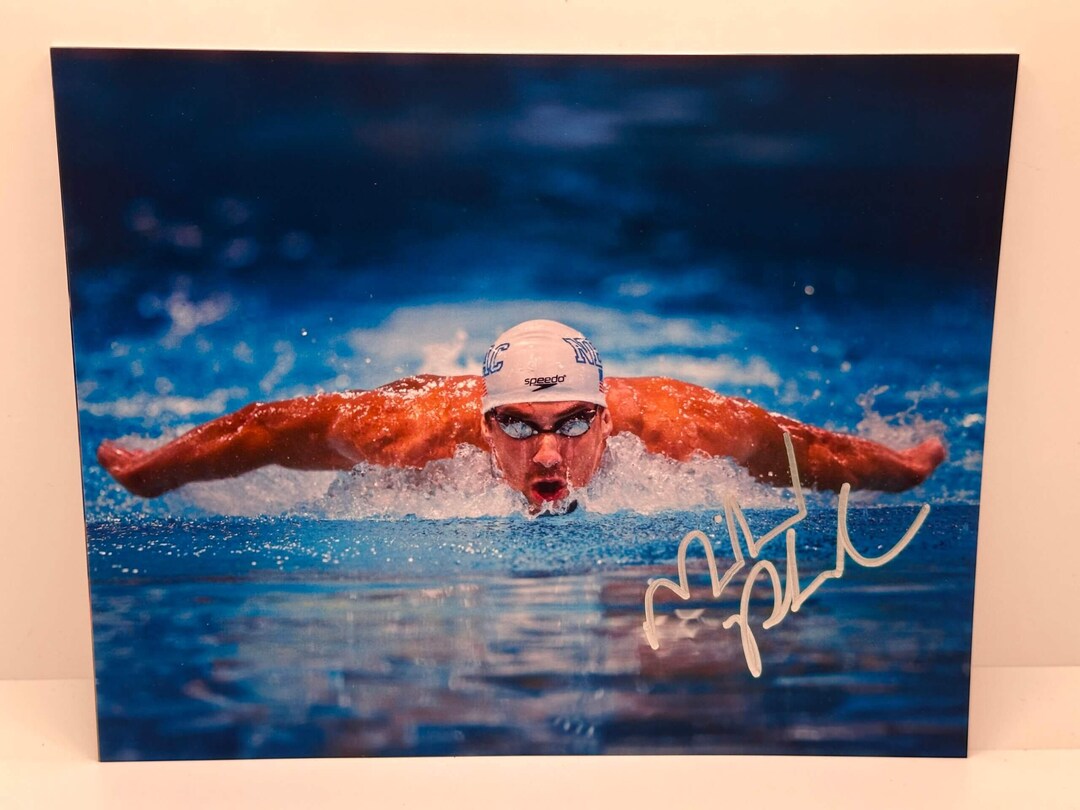 Michael Phelps Signed Autographed Photo Authentic 8x10 - Etsy