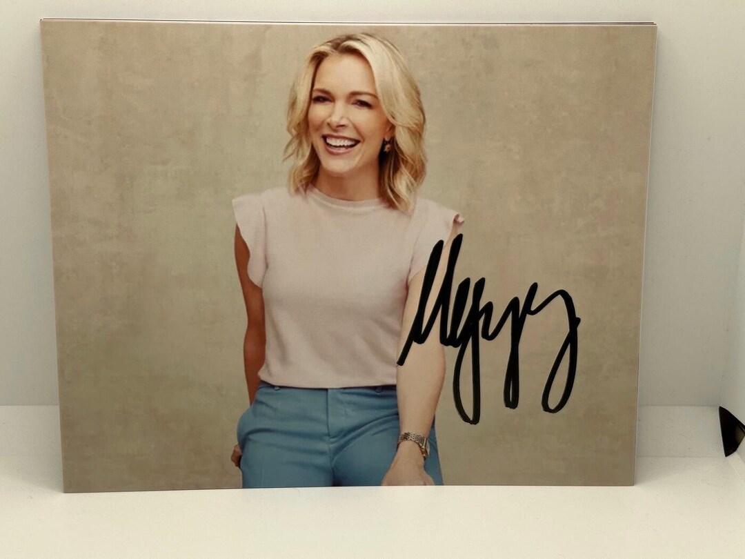 Megyn Kelly Laughing Signed Autographed Photo Authentic 8X10 COA - Etsy