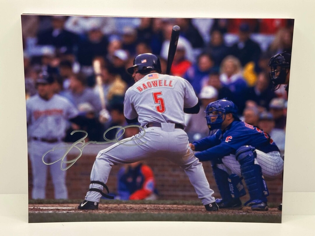 Jeff Bagwell Signed Autographed Photo Authentic 8x10 - Etsy