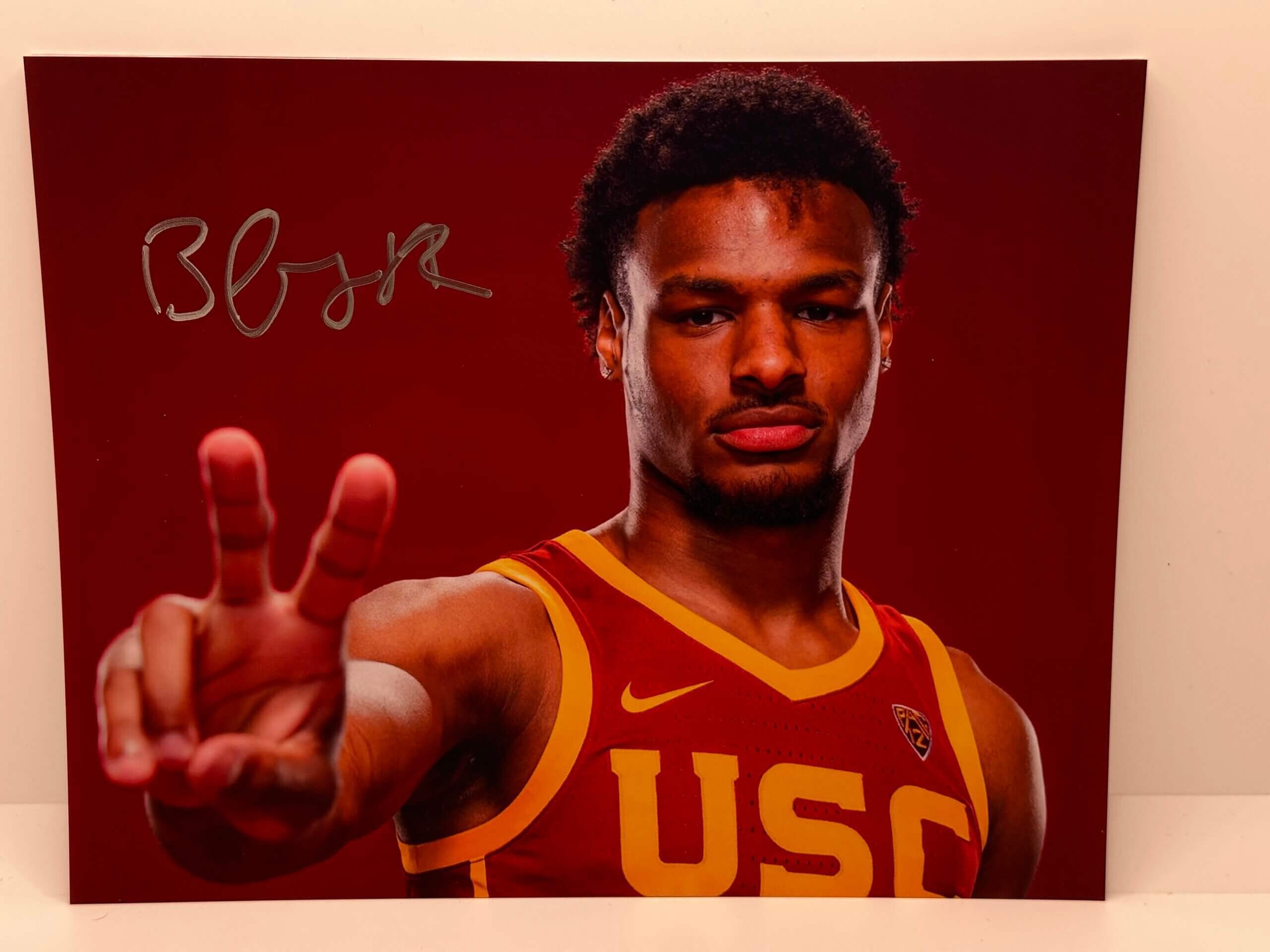 Bronny James USC Signed Autographed Photo Authentic 8x10 - Etsy