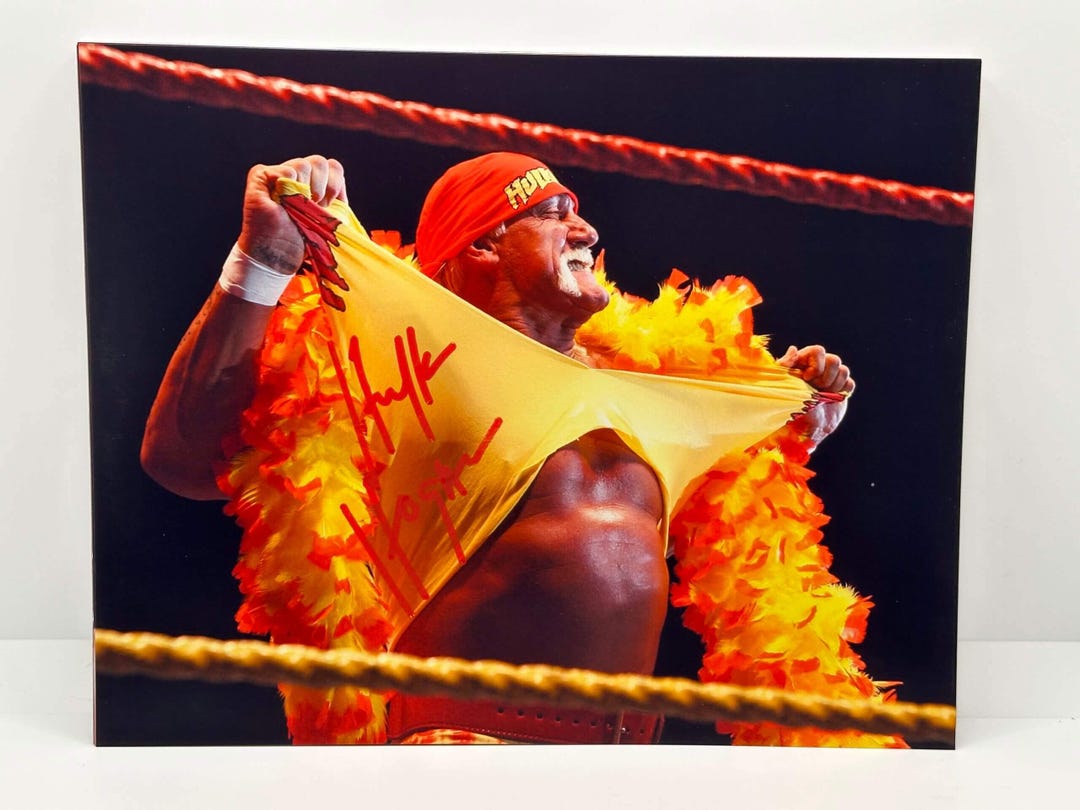 Hulk Hogan Red Signature Signed Autographed Photo Authentic 8X10 COA - Etsy